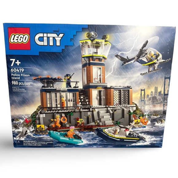 Lego | Toys | Lego City Police Prison Island Building Toy Set 649 980 ...